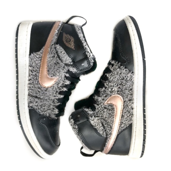 Jordan | Shoes | Air Jordan High Retro Fuax Fur 25 Kids | Poshmark